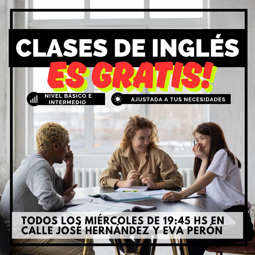 Podes recibir clases de Ingles GRATIS ! - Bienvenidos